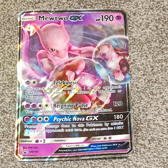 Toys | Jumbo Mewtwo Gx Pokmon Card | Poshmark
